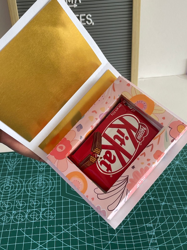 Book Type Kitkat Box Mold - Kitkat Box Template - Etsy