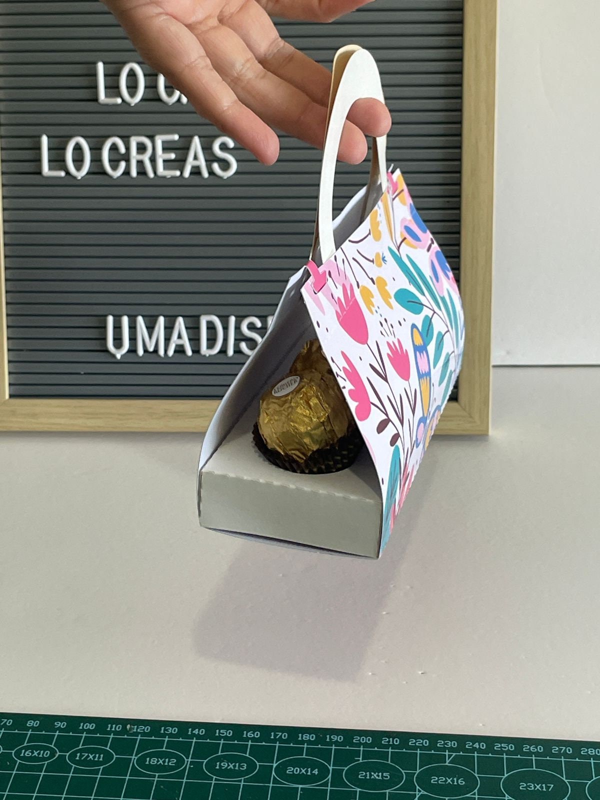 Template Ferrero Rocher Box SVG Cut File Chocolate Ferrero Rocher Party ...