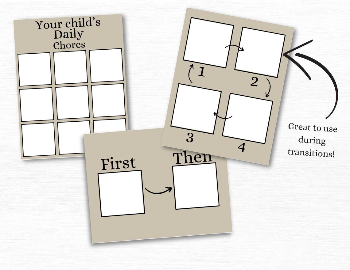 Editable Daily Routine Cards, Toddler Preschool Routine Chart, Visual ...