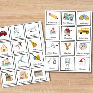 Editable Daily Routine Cards, Toddler Preschool Routine Chart, Visual ...