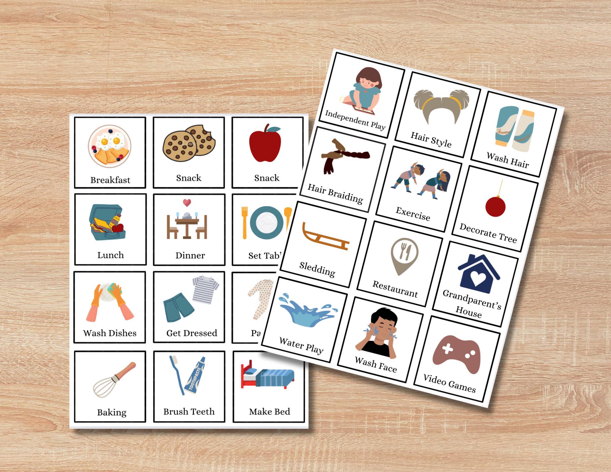 Daily Routine for Kids Printable Daily Routine Cards Visual Schedule ...