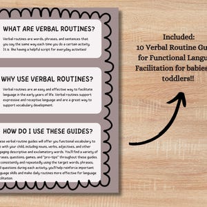 Baby and Toddler Functional Vocabulary Guides, Pre-k Language, Early ...