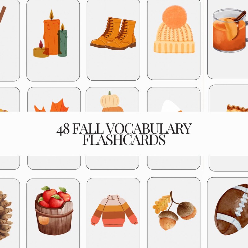 Vocabulary Cards - Etsy