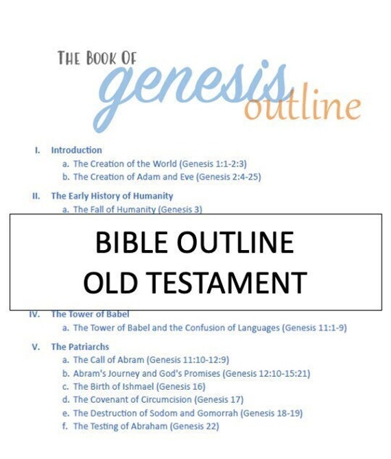 Esquema Detallado Del Génesis