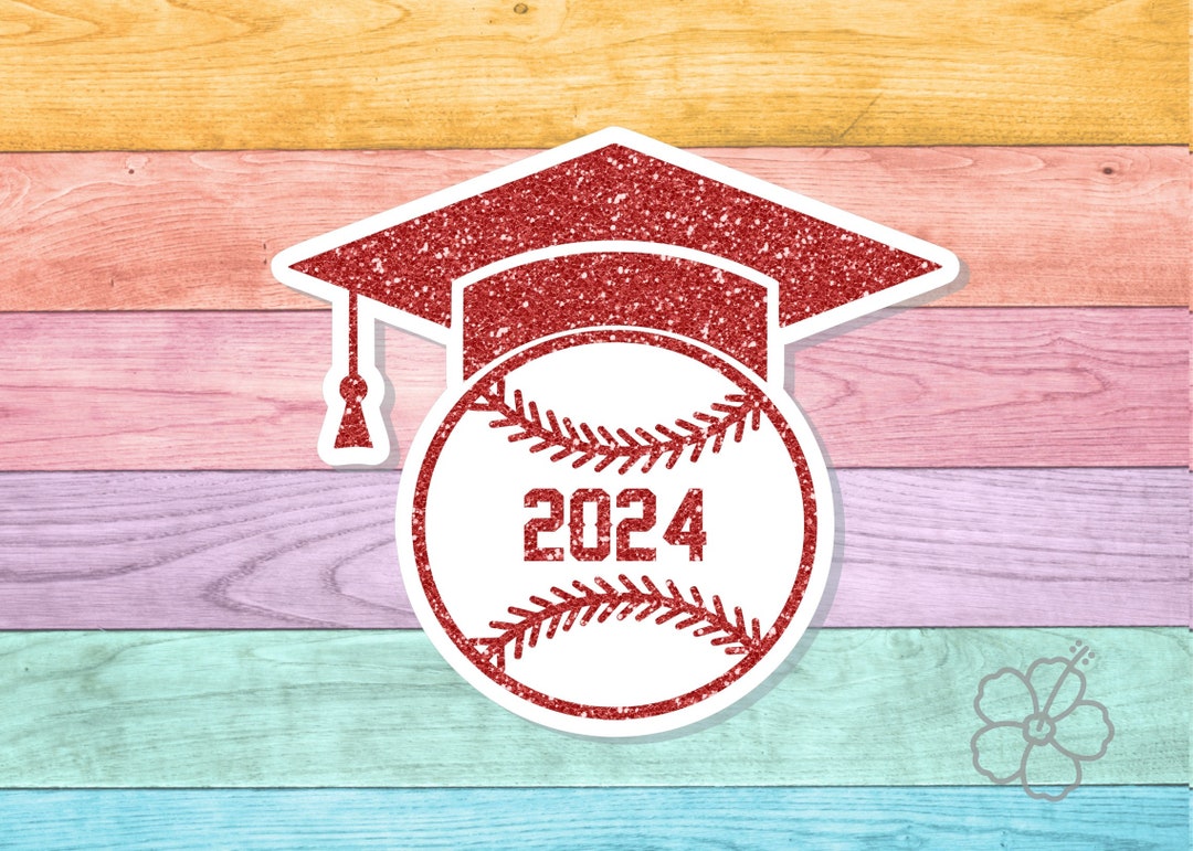 Graduation Cap Baseball DIE CUT Bling Homecoming Mum and Graduation ...