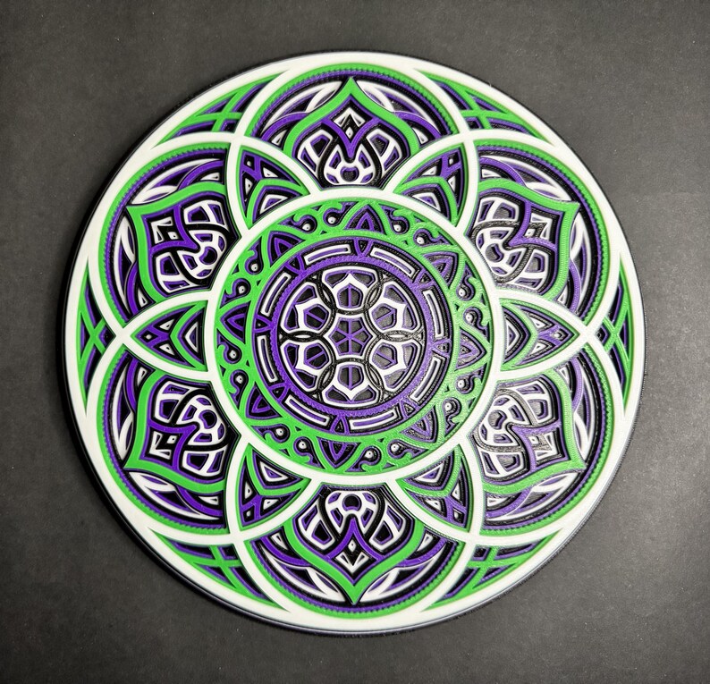 3d Printed Mandala - Etsy