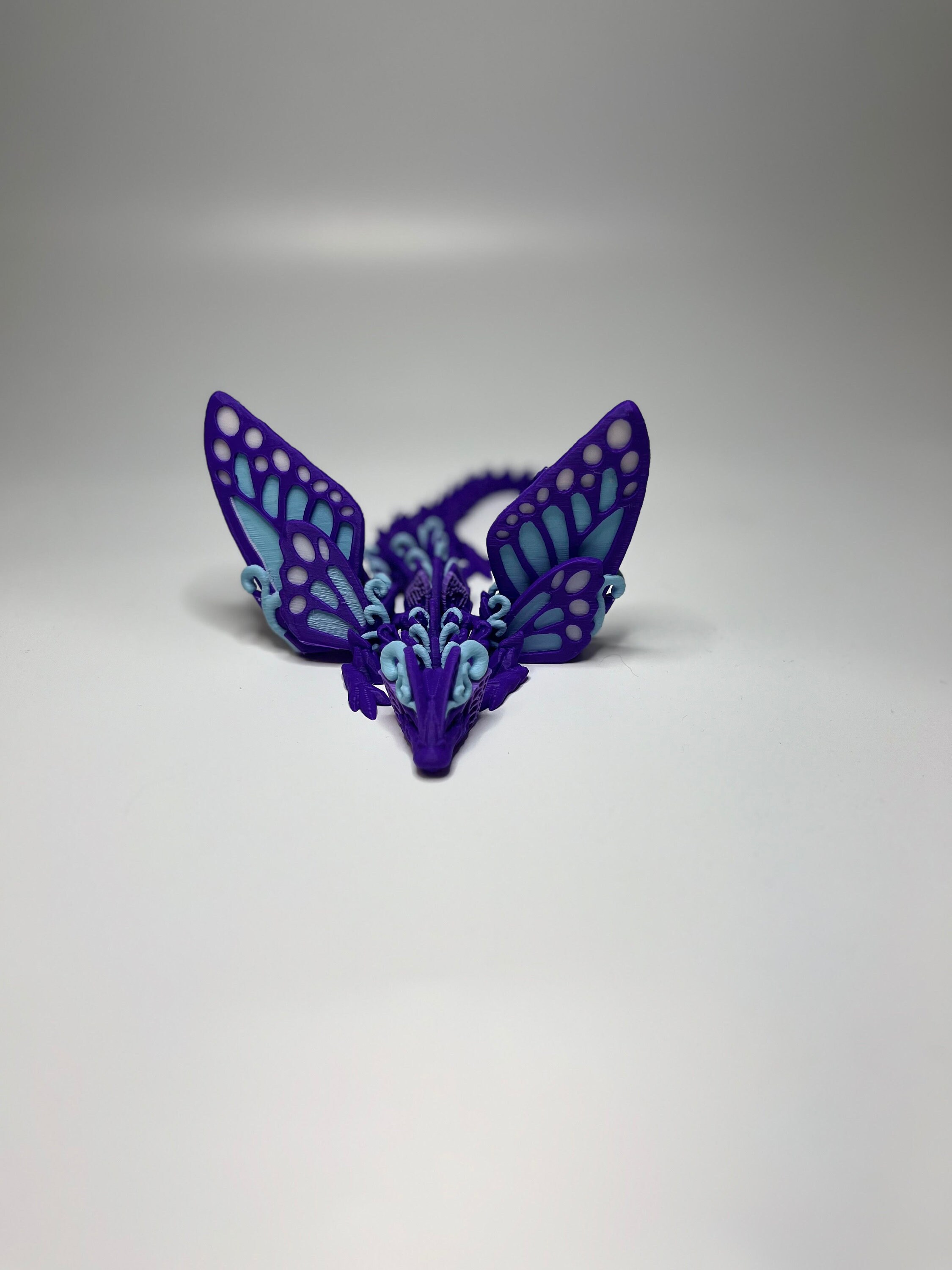 3d Printed Articulated Butterfly Dragon - Etsy