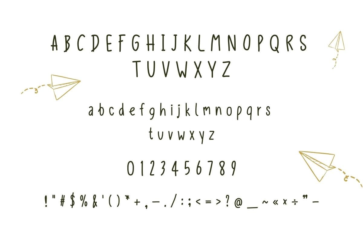 Handwritten Font Goodnotes Simple Font Study Digital Note Cute Font ...