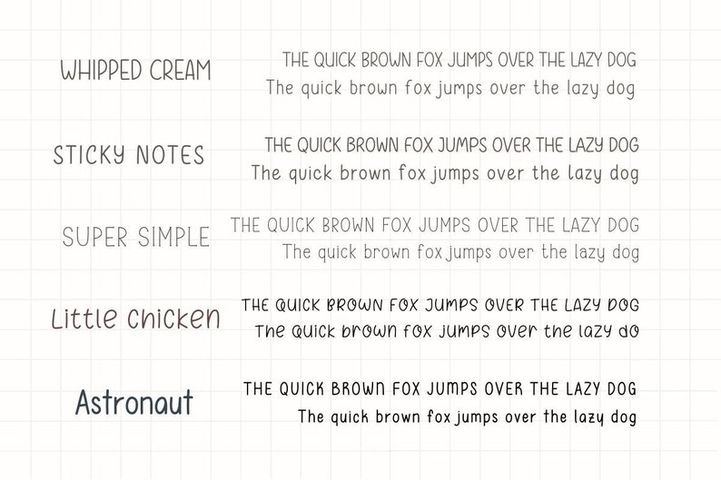 Font Bundle Handwritten Font Goodnotes Simple Font Study Digital Note ...