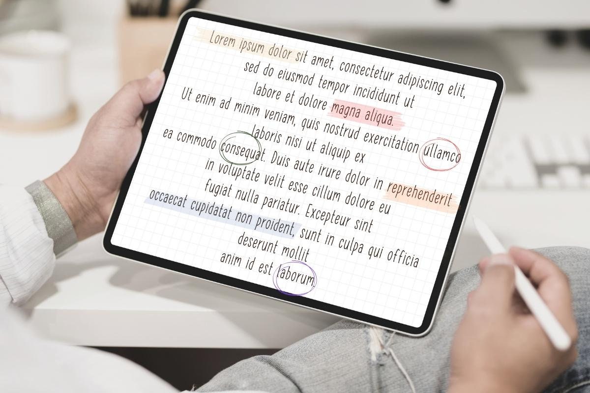 Handwritten Font Goodnotes Simple Font Study Digital Note Cute Font ...