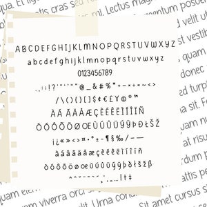 Handwritten Font Goodnotes Simple Font Study Digital Note Cute Font ...