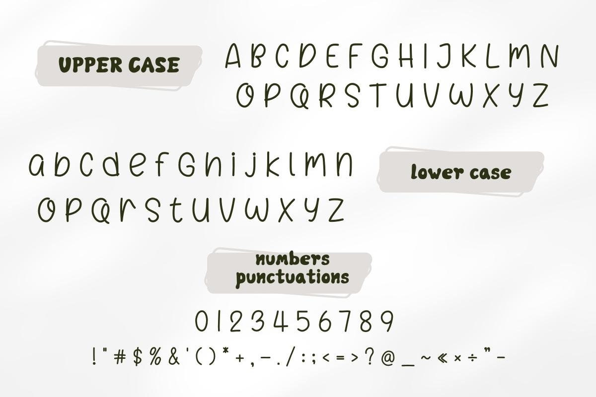 Handwritten Font Goodnotes Simple Font Study Digital Note Cute Font ...