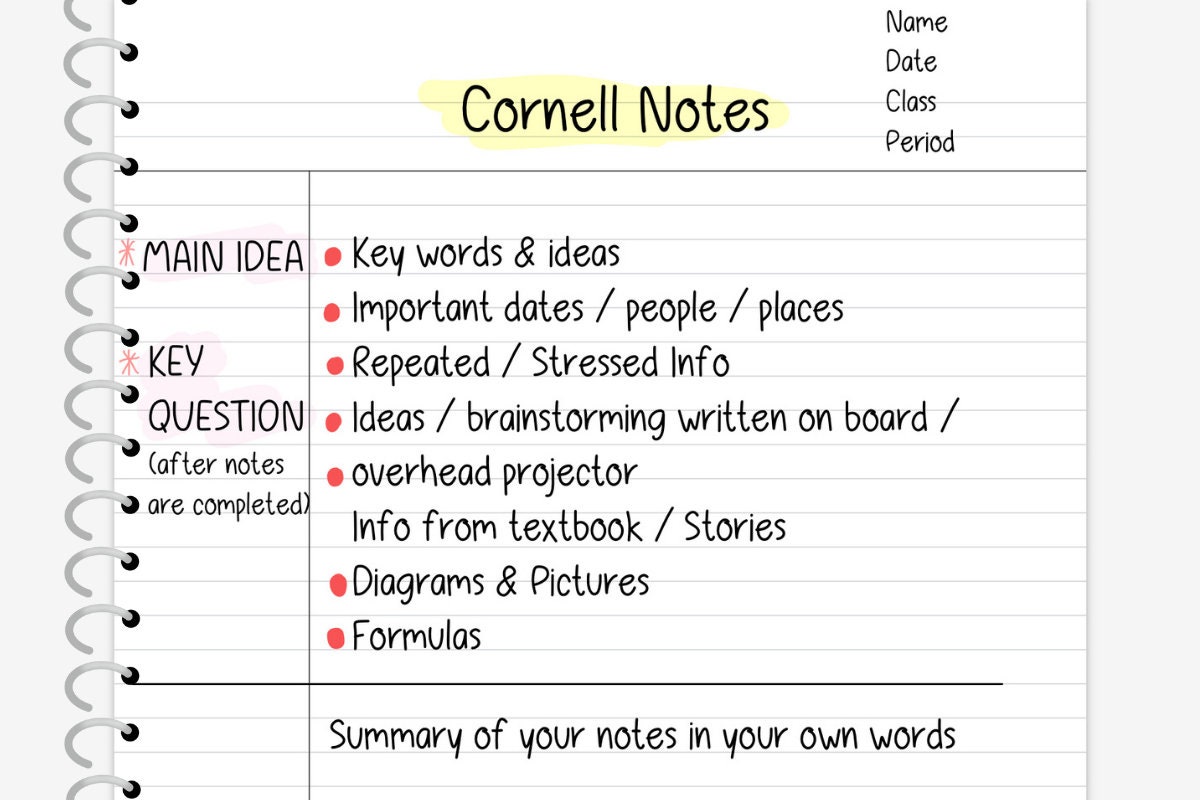 Handwritten Font Goodnotes Simple Font Study Digital Note Cute Font ...