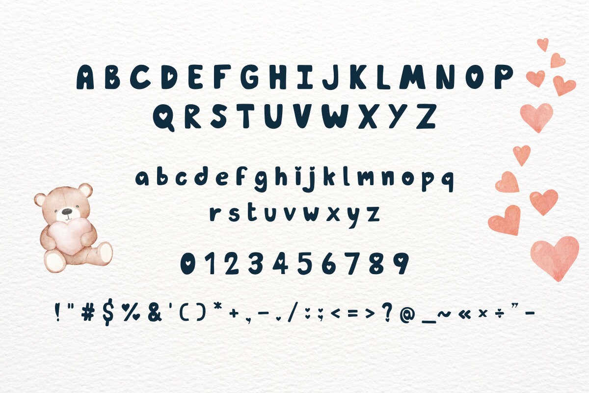 Sweet Heart Handwritten Font, Cute Font, Cricut Font, Fun Font, Kids ...