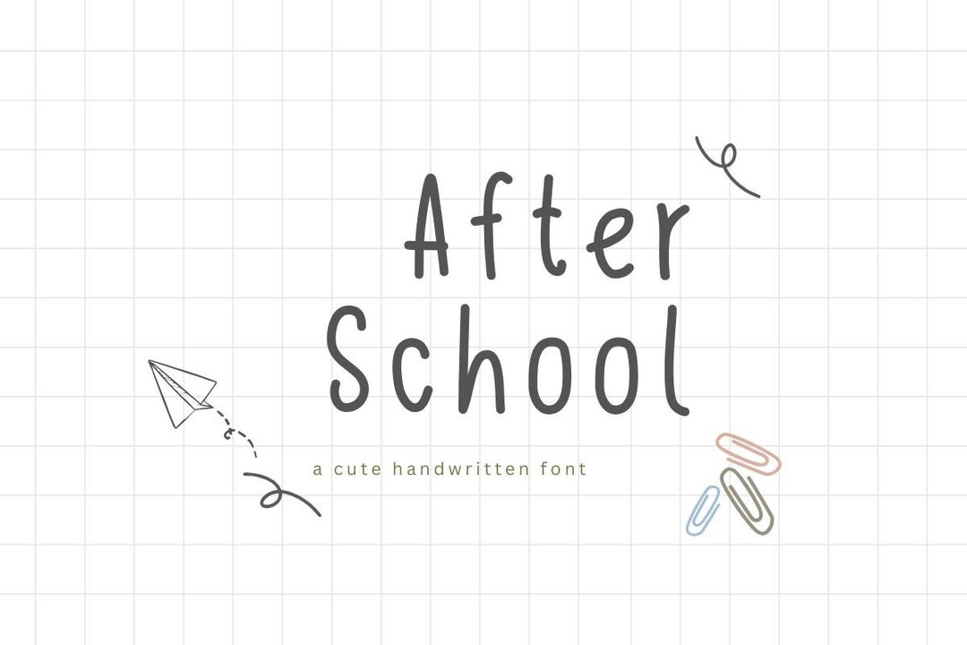 Handwritten Font Goodnotes Simple Font Study Digital Note Cute Font ...