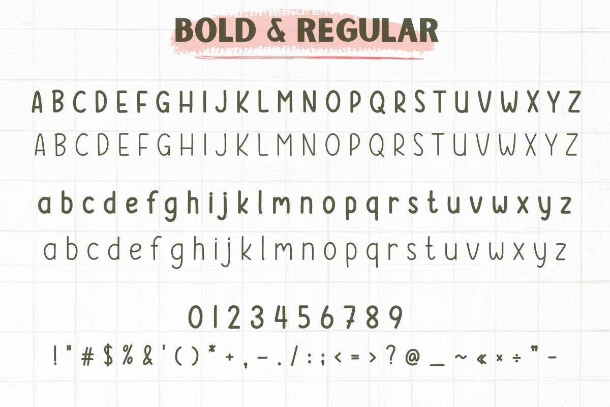 Handwritten Font Goodnotes Simple Font Study Digital Note Cute Font ...