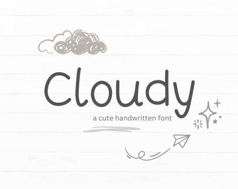 Handwritten Font for Goodnotes Simple Font Study Digital Note Cute Font ...