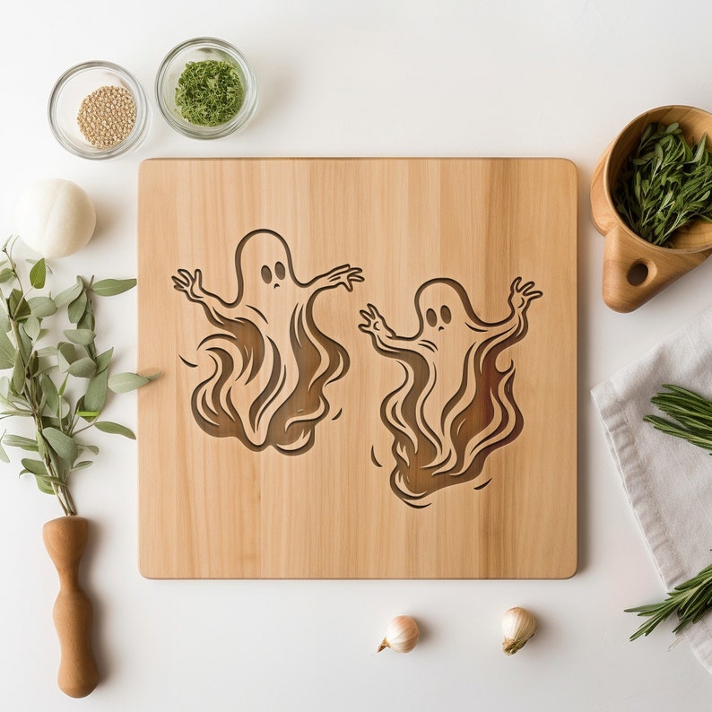 Dancing Ghosts SVG, Ghost SVG, Cute Ghost Clipart, Ghosts Digital ...