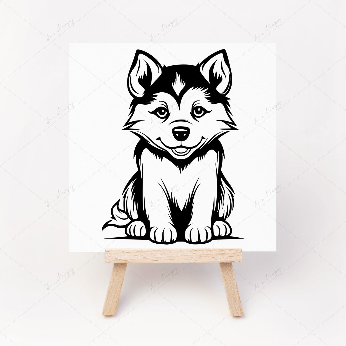 Siberian Husky Vector, Husky Puppy SVG, Siberian Husky Dog Shirt SVG ...