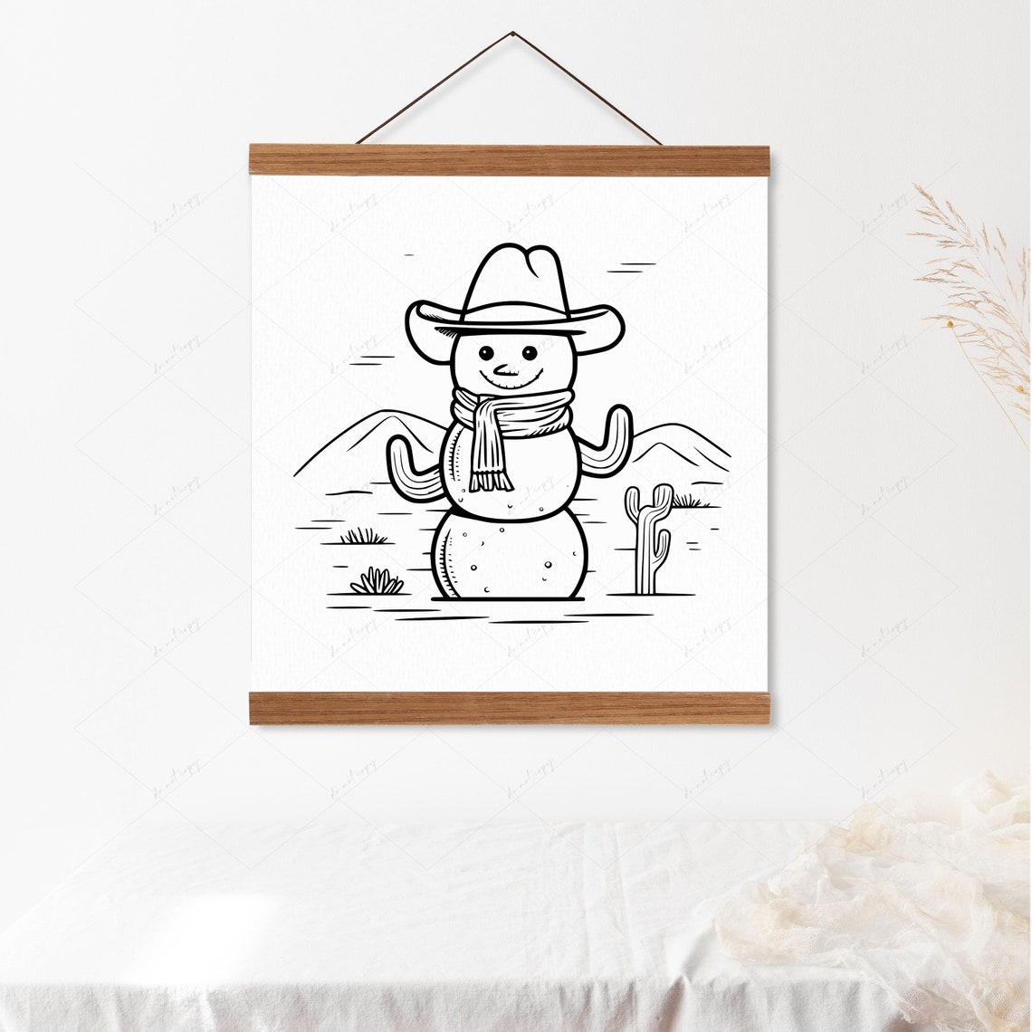 Cowboy Snowman SVG, Snowman Face SVG, Christmas Laser Cut File, Western ...