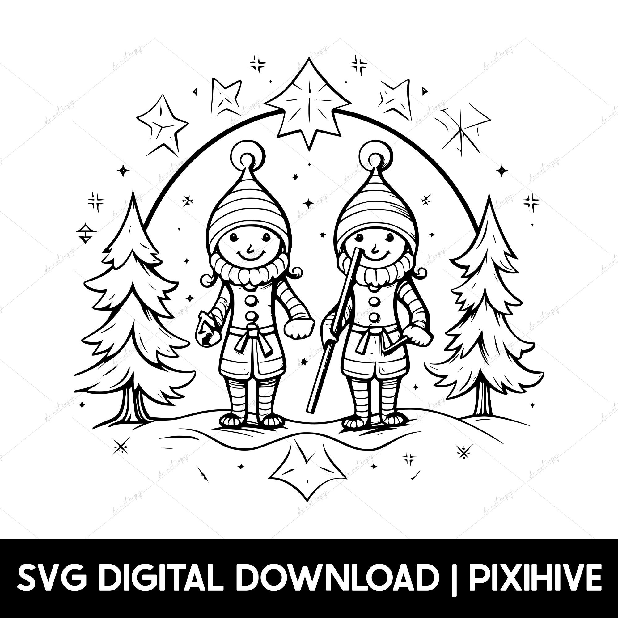 Elf SVG, North Pole SVG, Santas Workshop Clipart, Elf Clipart ...
