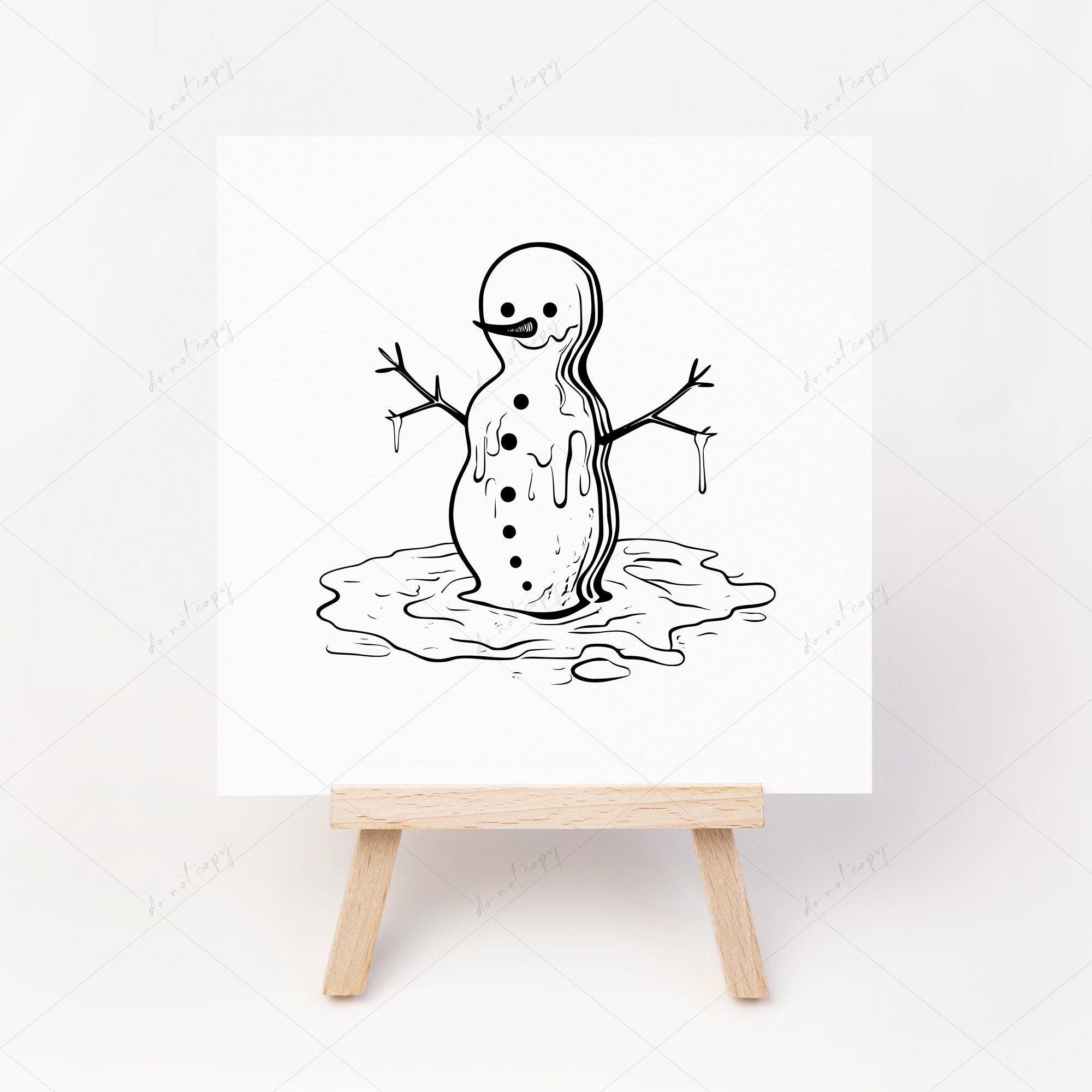 Melting Snowman SVG, Snowman Face SVG, Snowman PNG, Winter Snowman ...