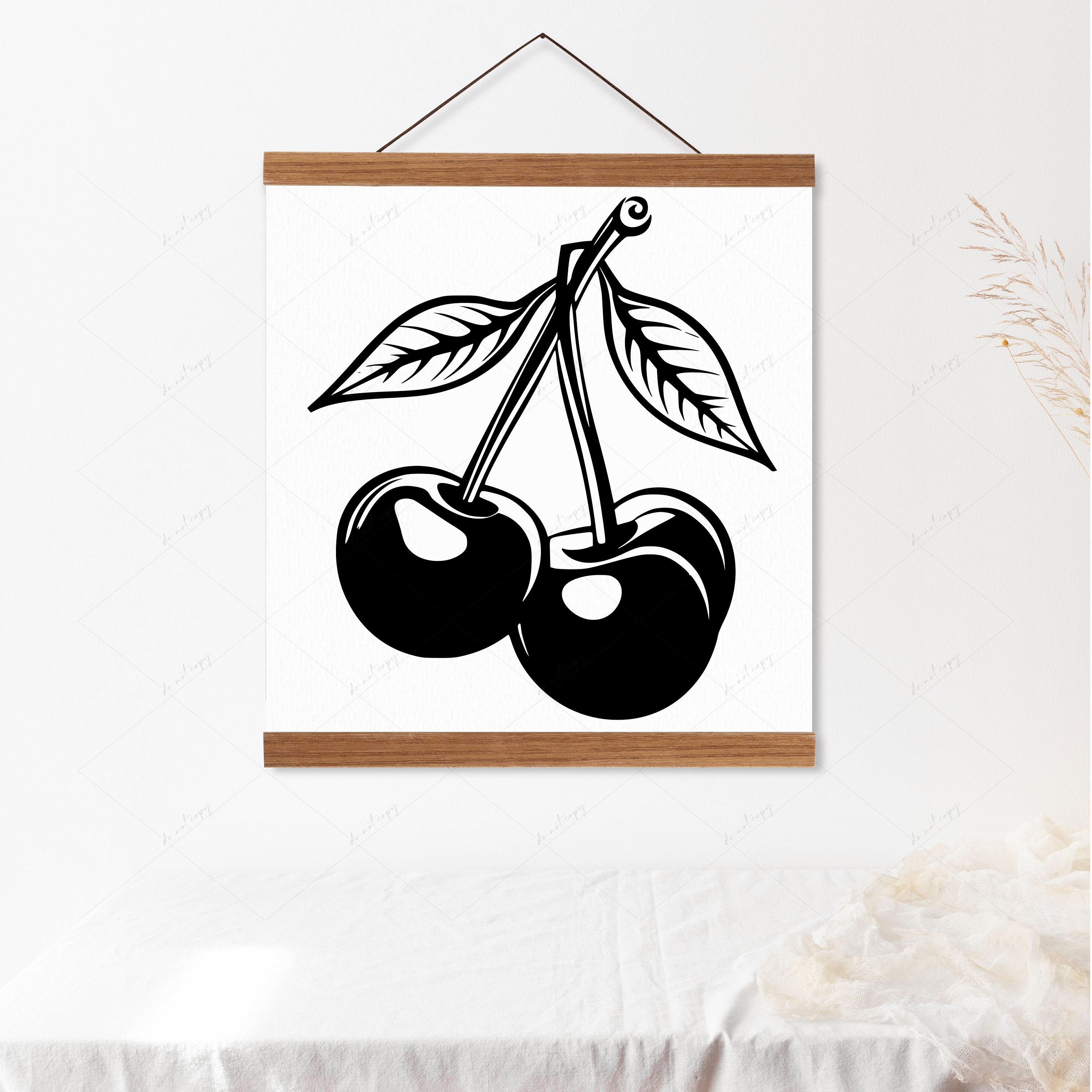 Cherries SVG PNG, Cherry Vector Art, Cherries Clip Art, Cherry Clipart ...