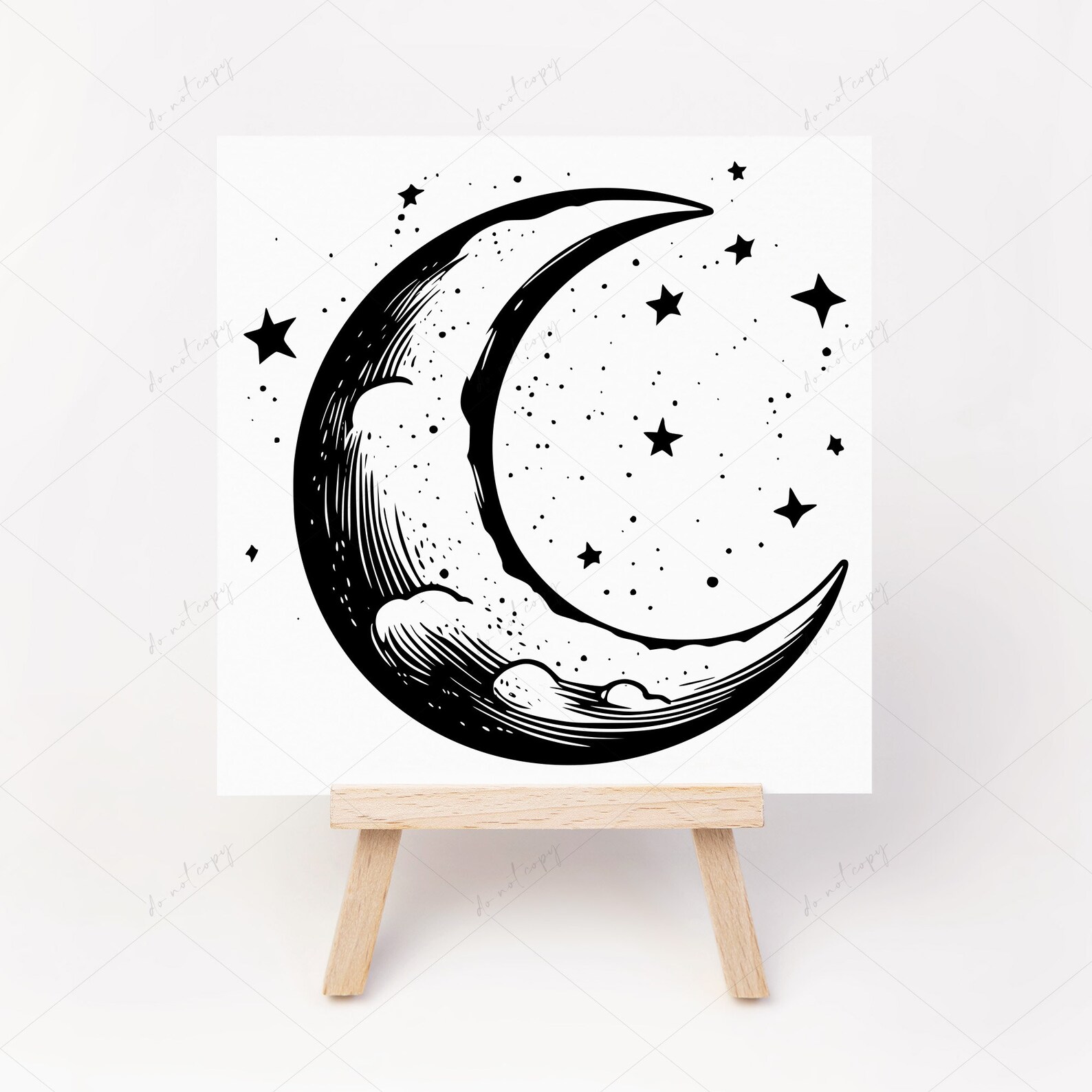Moon SVG, Moon Phase SVG, Moon and Stars SVG, Celestial Svg Png ...