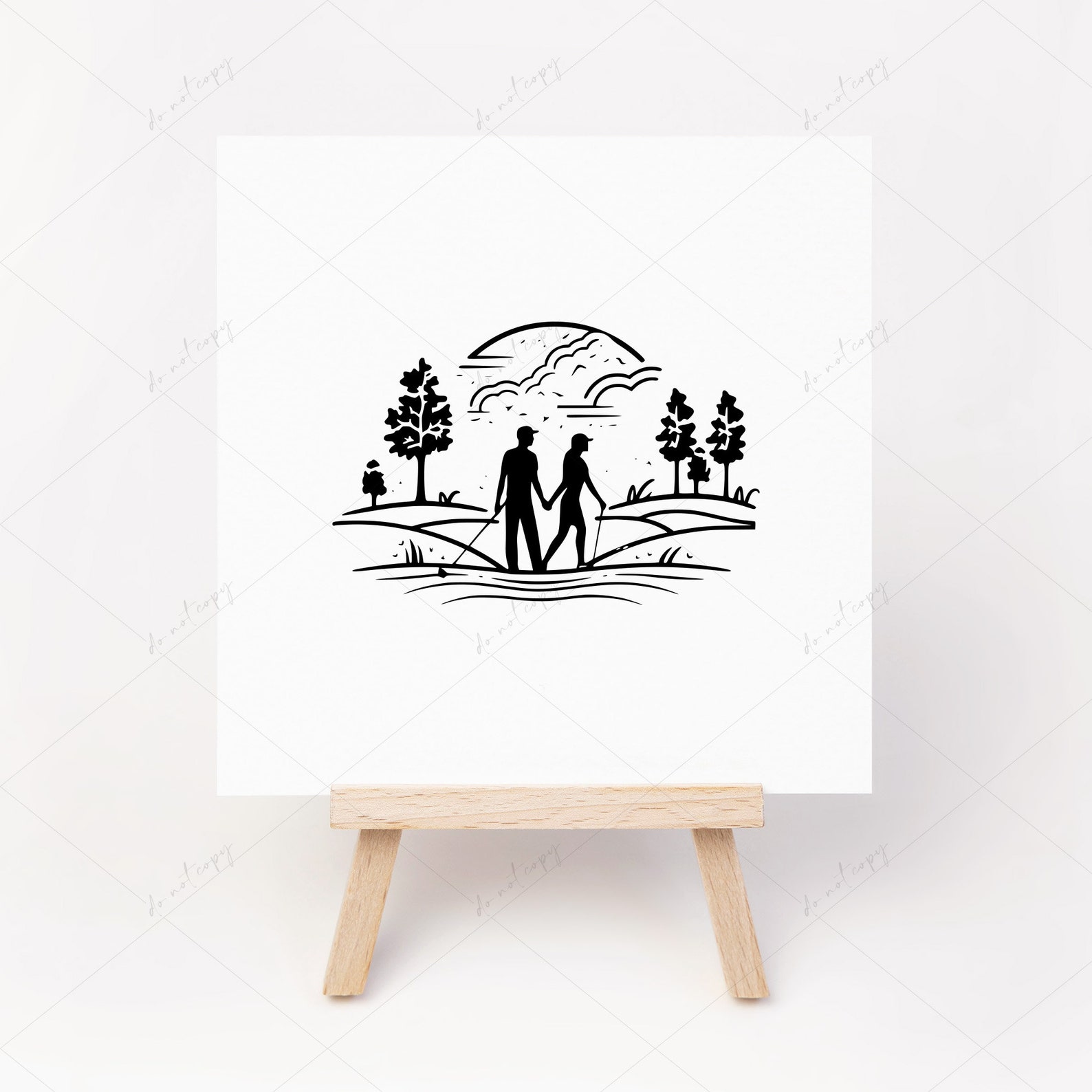 Golf SVG, Couple Golfing SVG, Personalized Golf Gifts, Golf Cart Decals ...