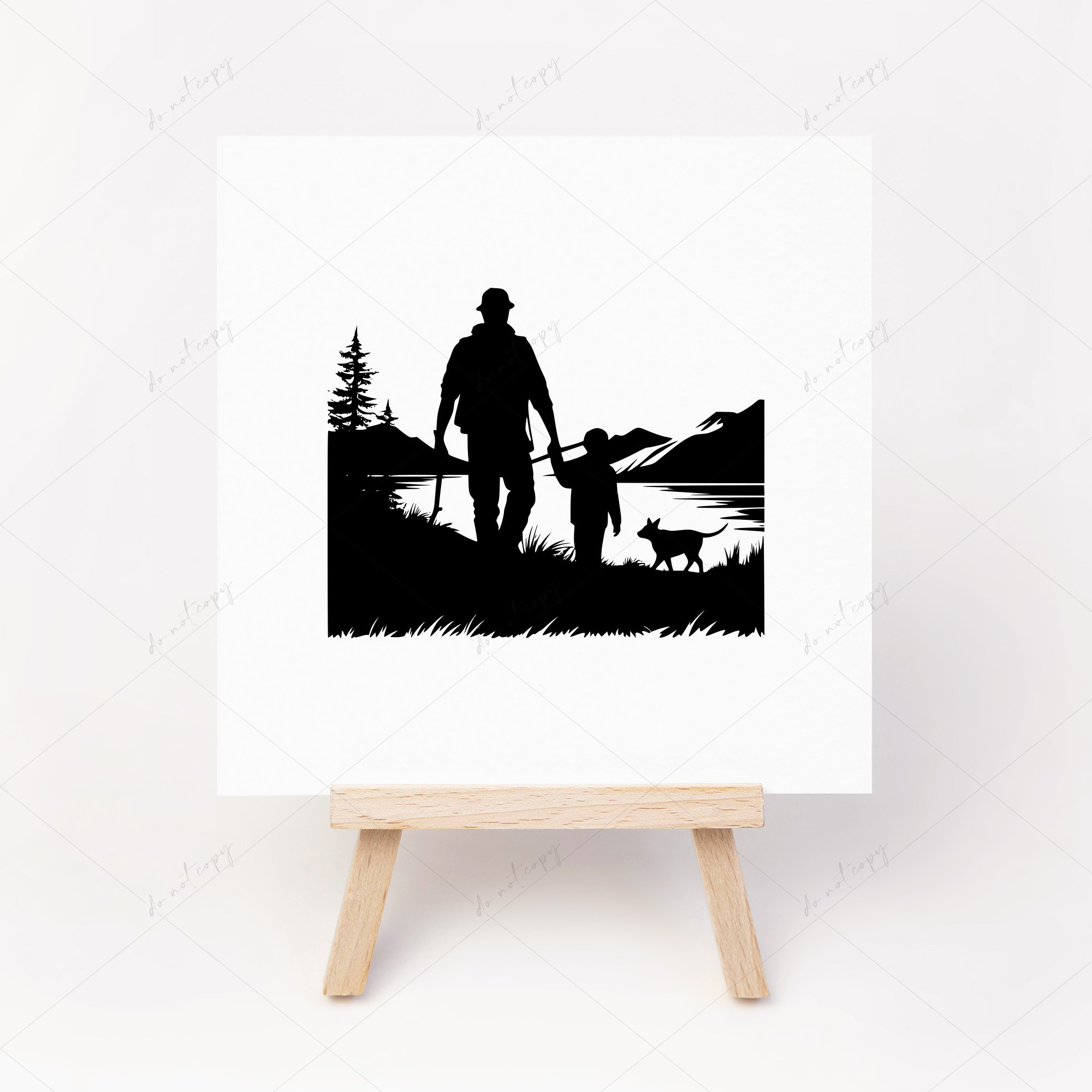 Hunting SVG, Fathers Day SVG, Grandpa SVG, Dad and Son Vector, Father ...