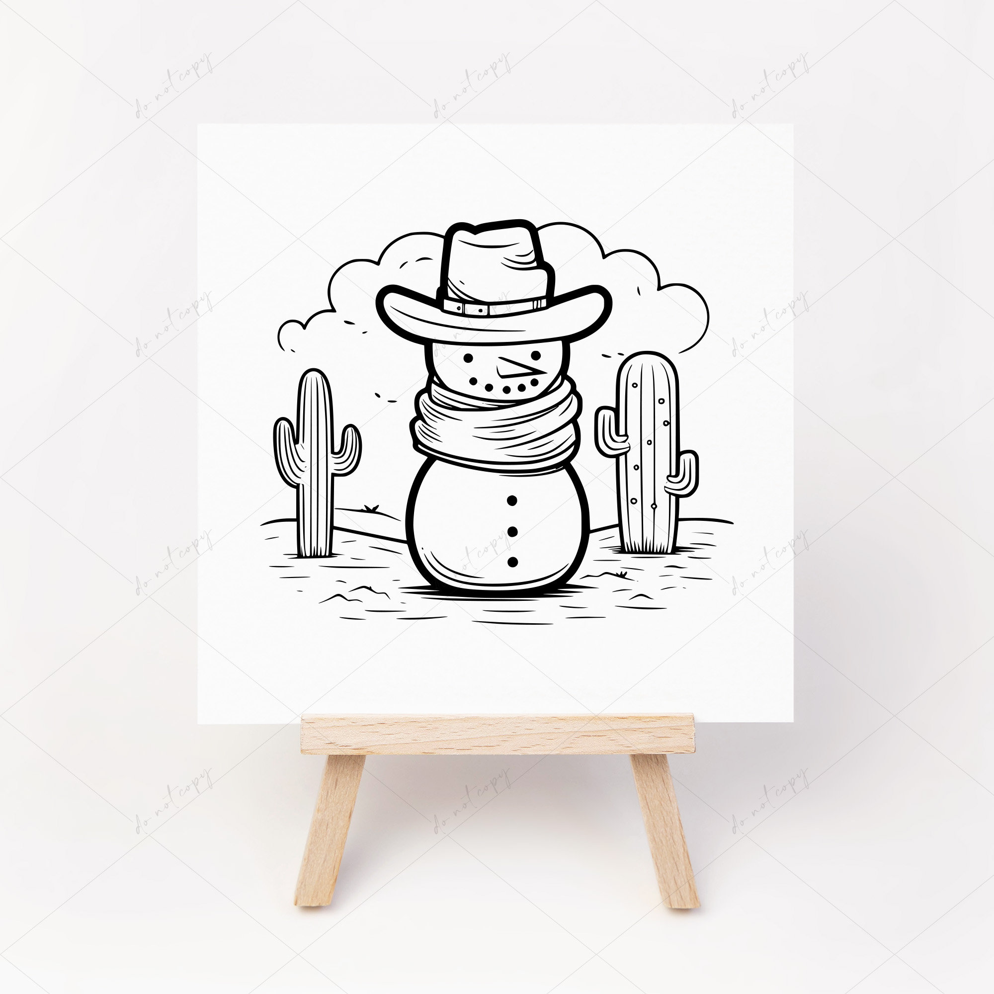 Western Snowman SVG, Snowman Face SVG, Christmas Laser Cut File, Cowboy ...