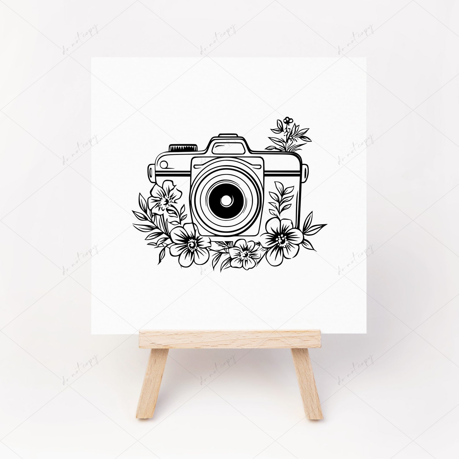 Camera SVG, Photography SVG, Photographer SVG, Floral Camera Png ...