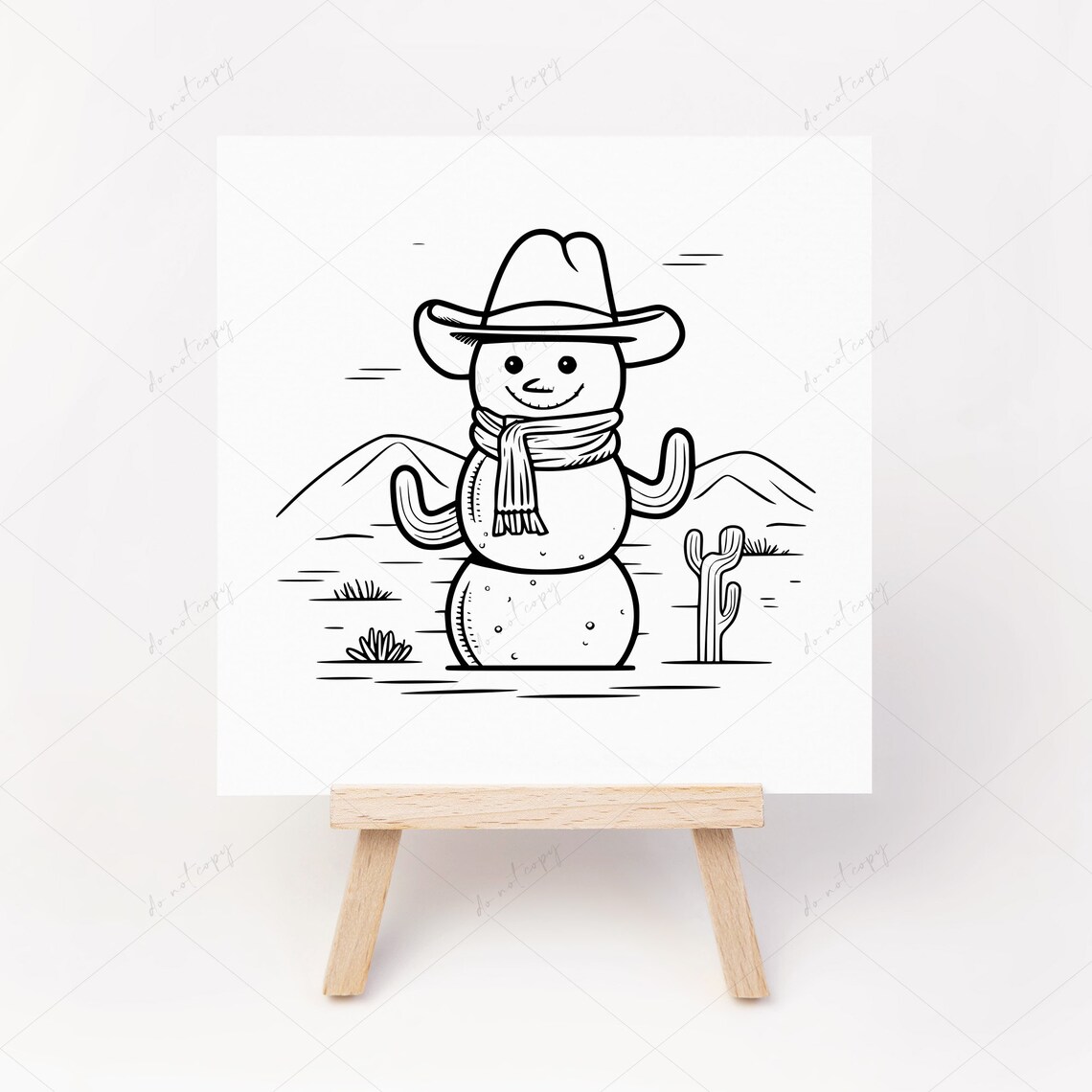 Cowboy Snowman SVG, Snowman Face SVG, Christmas Laser Cut File, Western ...