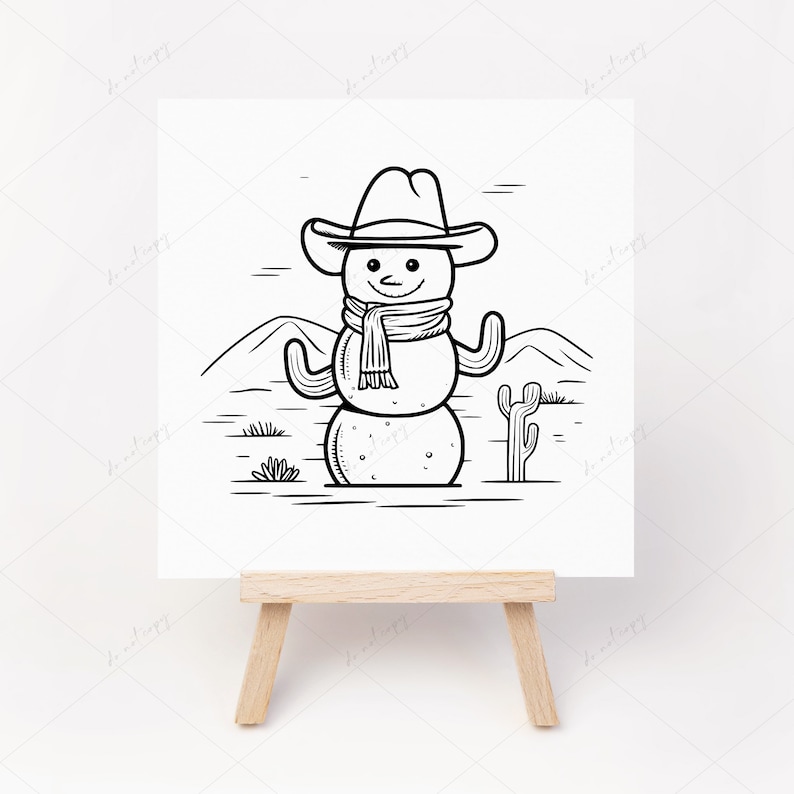 Cowboy Snowman SVG, Snowman Face SVG, Christmas Laser Cut File, Western ...