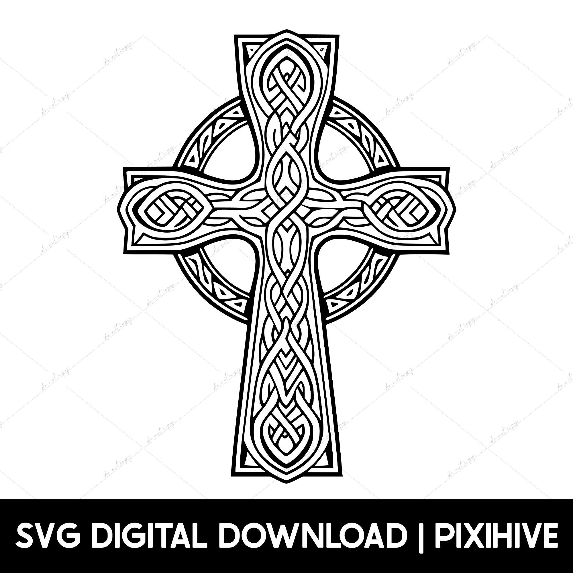 Celtic Cross SVG, Cross SVG Laser File, Celtic Knot SVG, Religious Svg ...