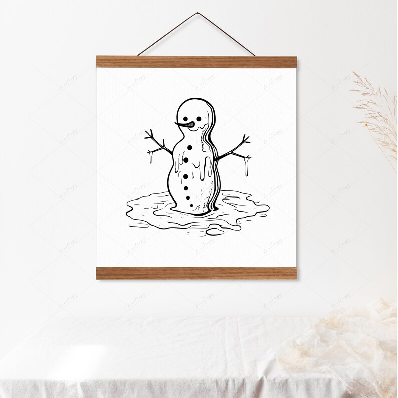 Melting Snowman SVG, Snowman Face SVG, Snowman PNG, Winter Snowman ...