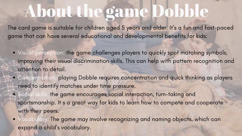 Dobble Game & Memory Game Winter Theme - Etsy