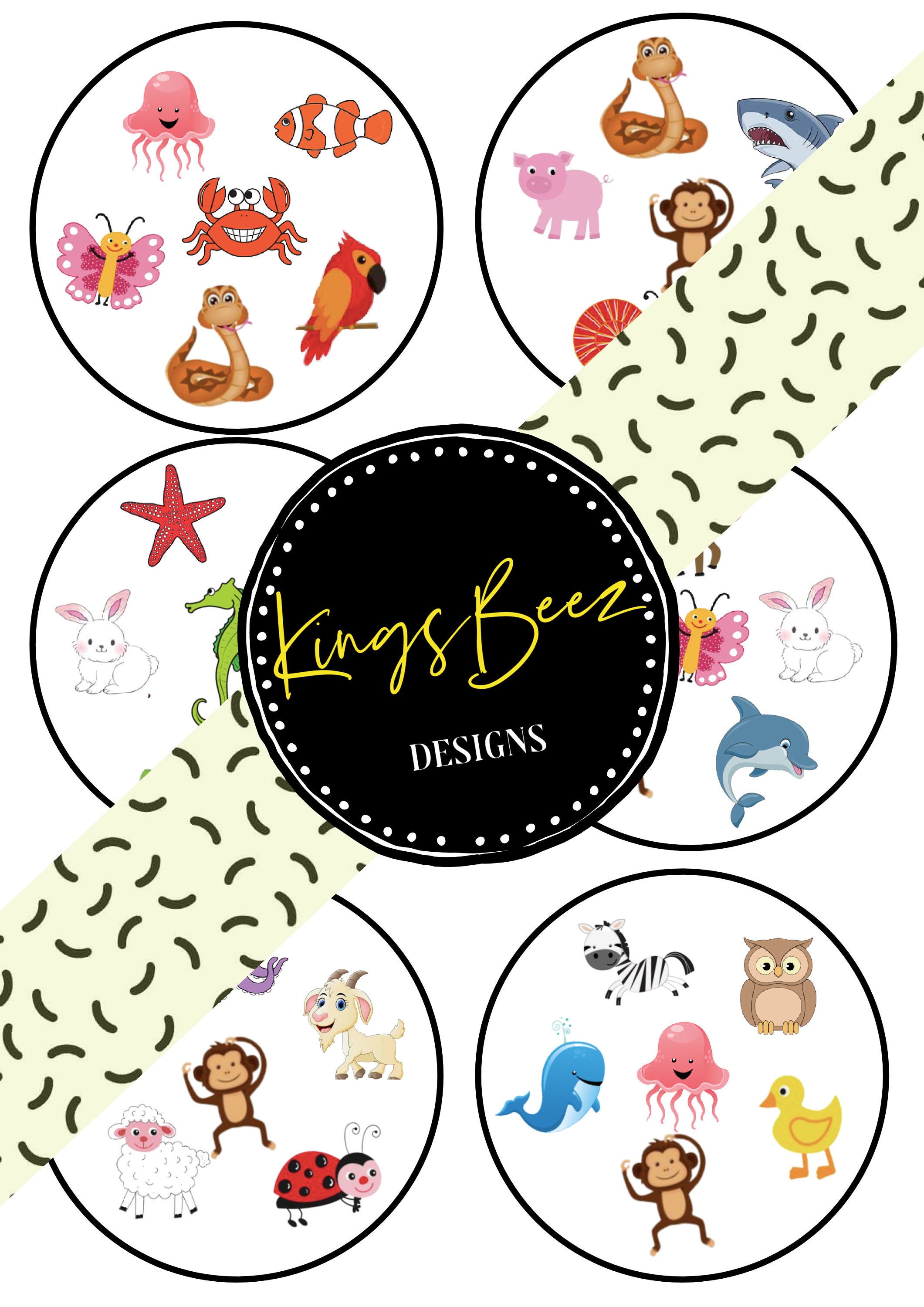 Dobble Game for Kids - Etsy