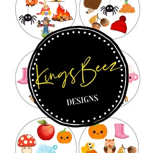 Dobble Game Kids & Memory Game Autumn Version - Etsy