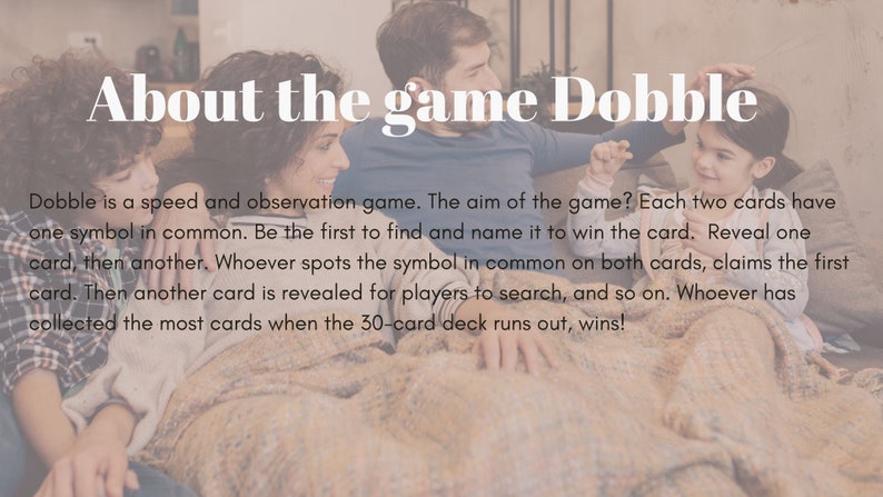 Dobble Game & Memory Game Winter Theme - Etsy