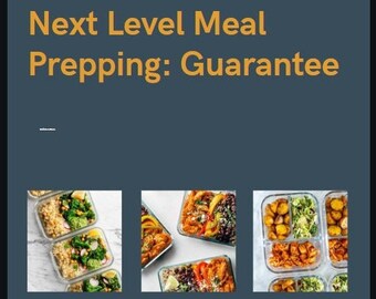 Printable Meal Planning & Prep Guide - Etsy