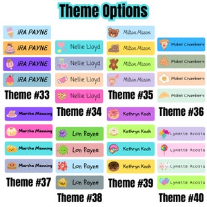 Custom Daycare Name Labels Preschool Labels Custom Waterproof Stickers ...