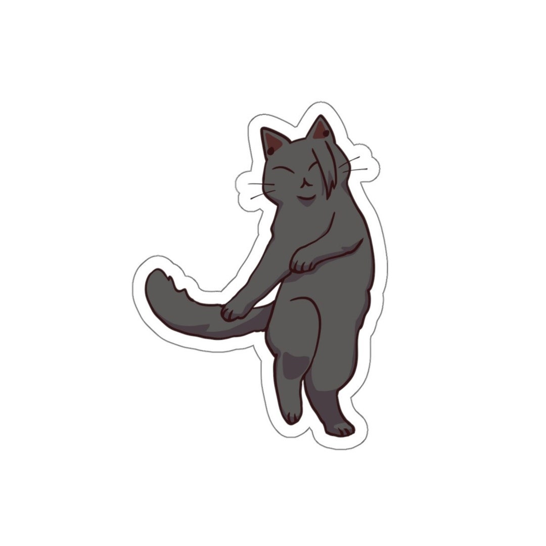Geto Cat Sticker Jjkjujutsu Kaisen Meme Cat - Etsy