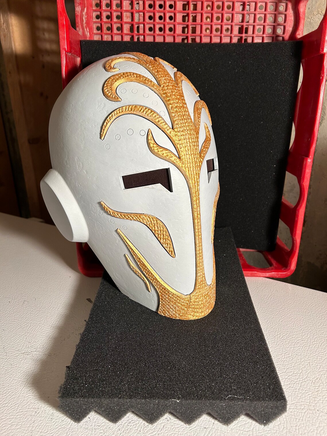 Realistic Jedi Temple Guard Mask Fully Wearable DIY Kit/finished andor ...