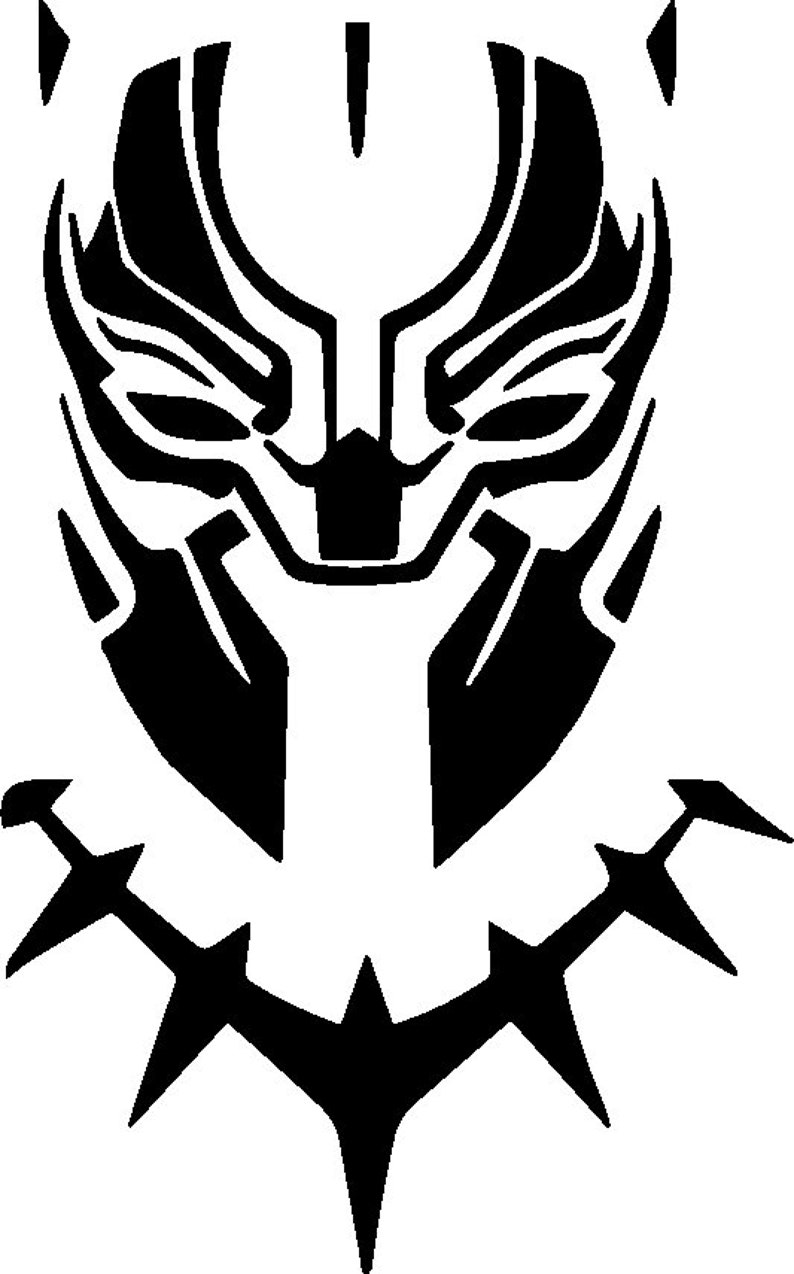 Black Panther Cut Files Cricut Silhouette Cameo Svg Cut Files Digital ...