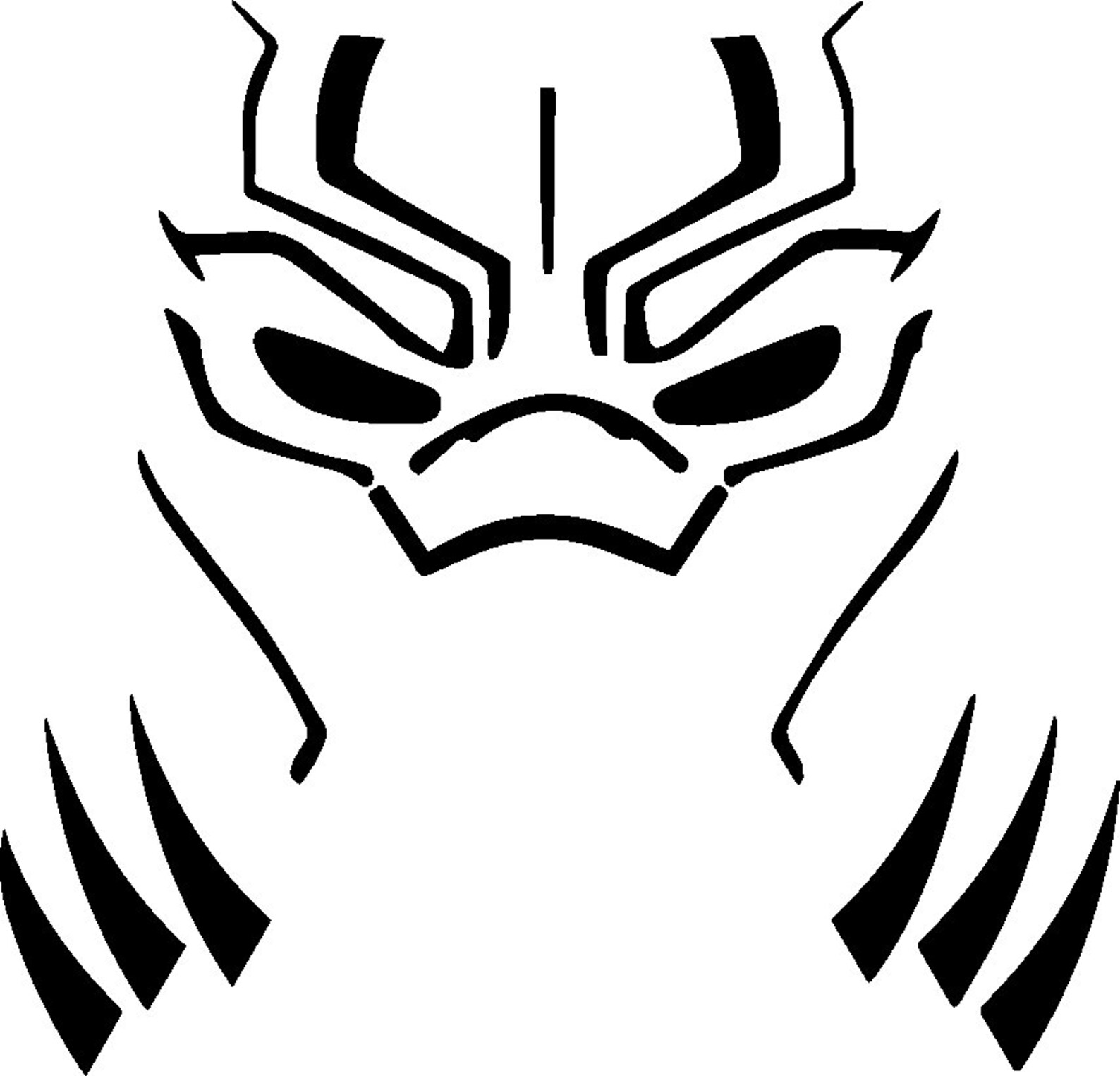 Black Panther Cut Files Cricut Silhouette Cameo Svg Cut Files Digital ...