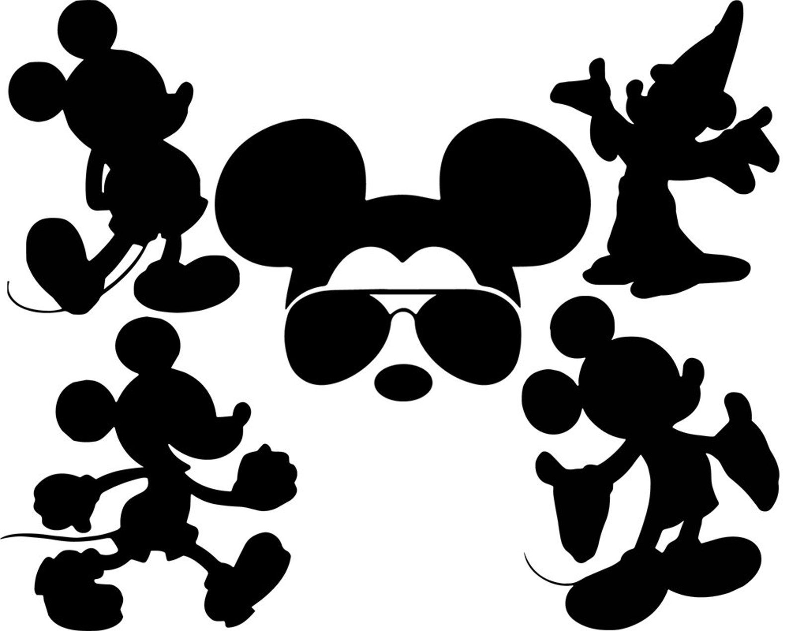 Mickey Mouse SVG Bundle Layered Head Svg Birthday Tshirt Svg, Tumbler ...