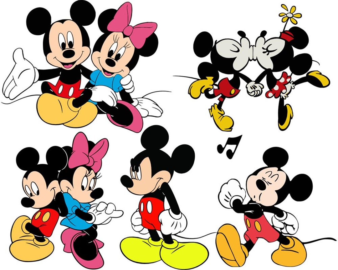 Mickey Mouse SVG Bundle Layered Head Svg Birthday Tshirt Svg, Tumbler ...