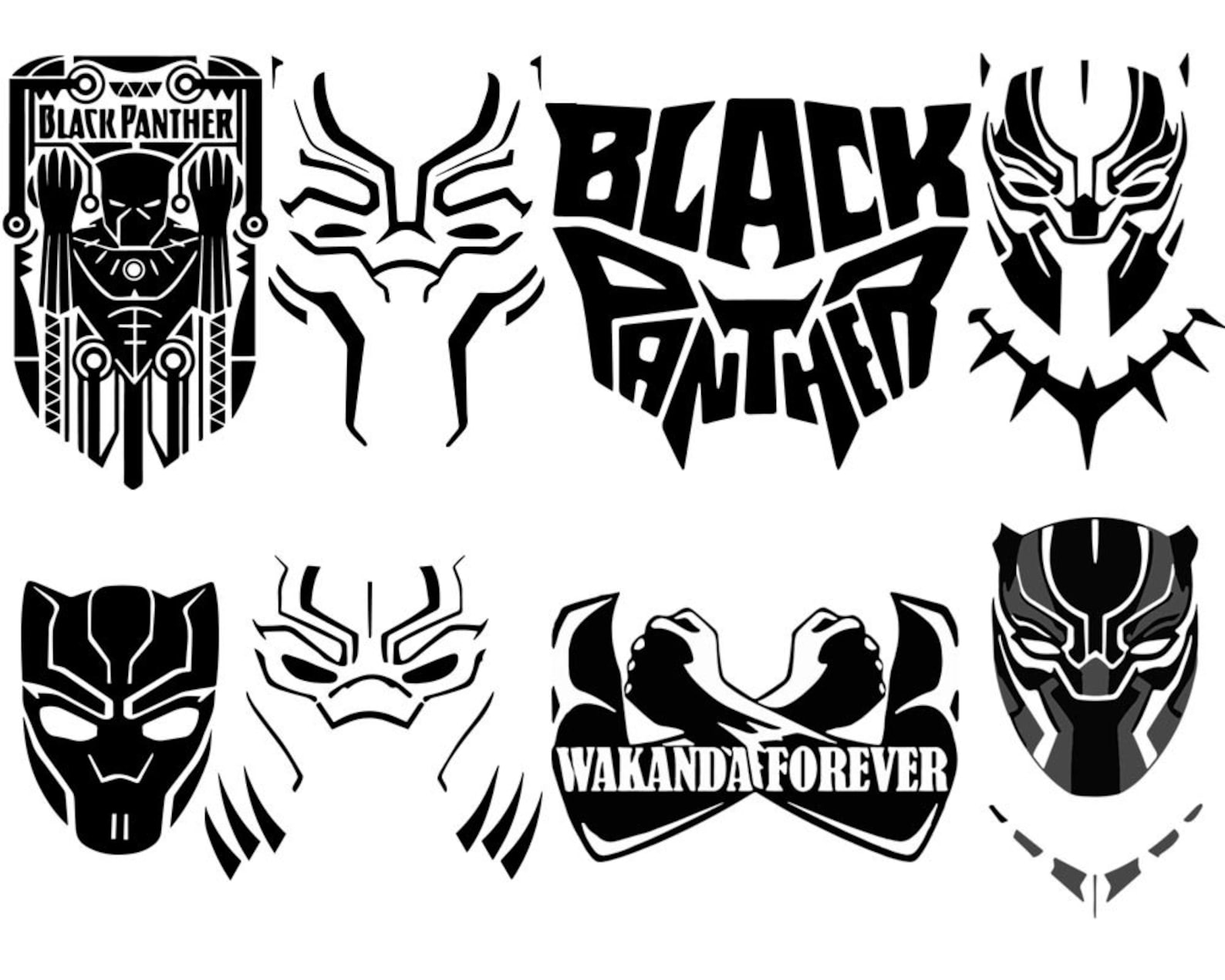 Black Panther Cut Files | Cricut | Silhouette Cameo | Svg Cut Files ...
