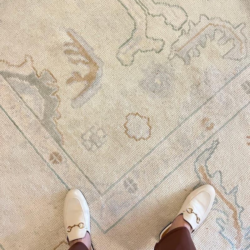 Oushak Rug Rust 9x12 - Etsy